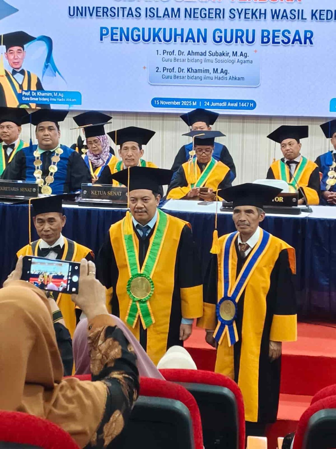 Ahmad Subakir Dikukuhkan Menjadi Guru Besar UIN Kediri - posmo